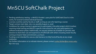 Using SoftChalk Cloud for the Online Classroom and Brightspace | PPT