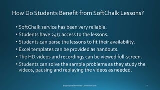 Using SoftChalk Cloud for the Online Classroom and Brightspace | PPT