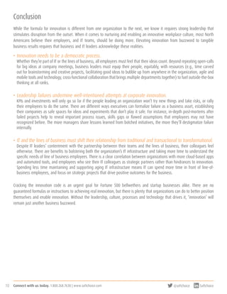 Enabling Innovation: A 2017 Softchoice Research Study | PDF