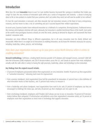 Enabling Innovation: A 2017 Softchoice Research Study | PDF