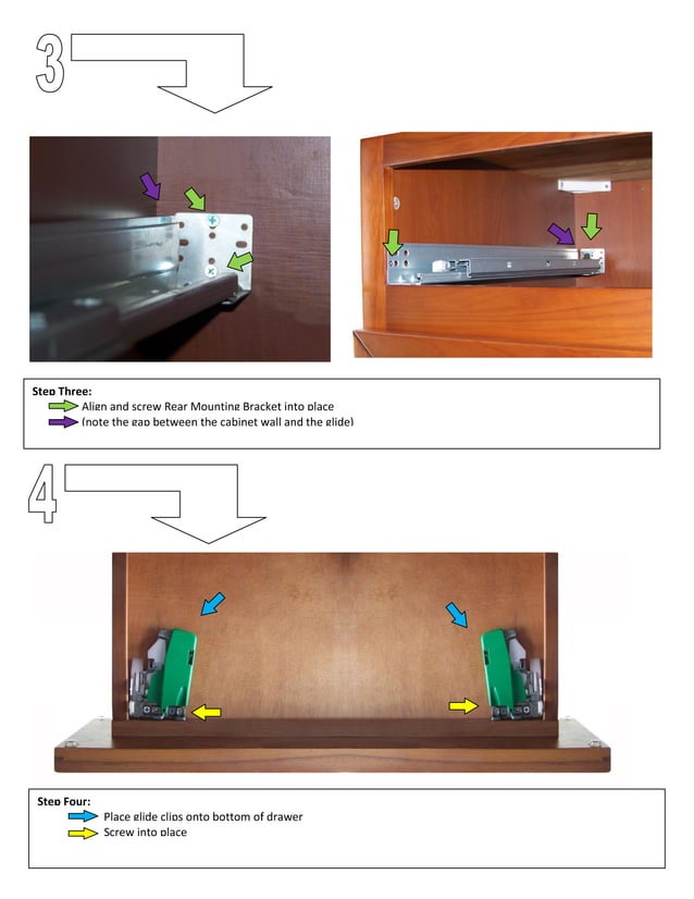 Soft Close Drawer Glide Installation - Domaincabinetsdirect.com