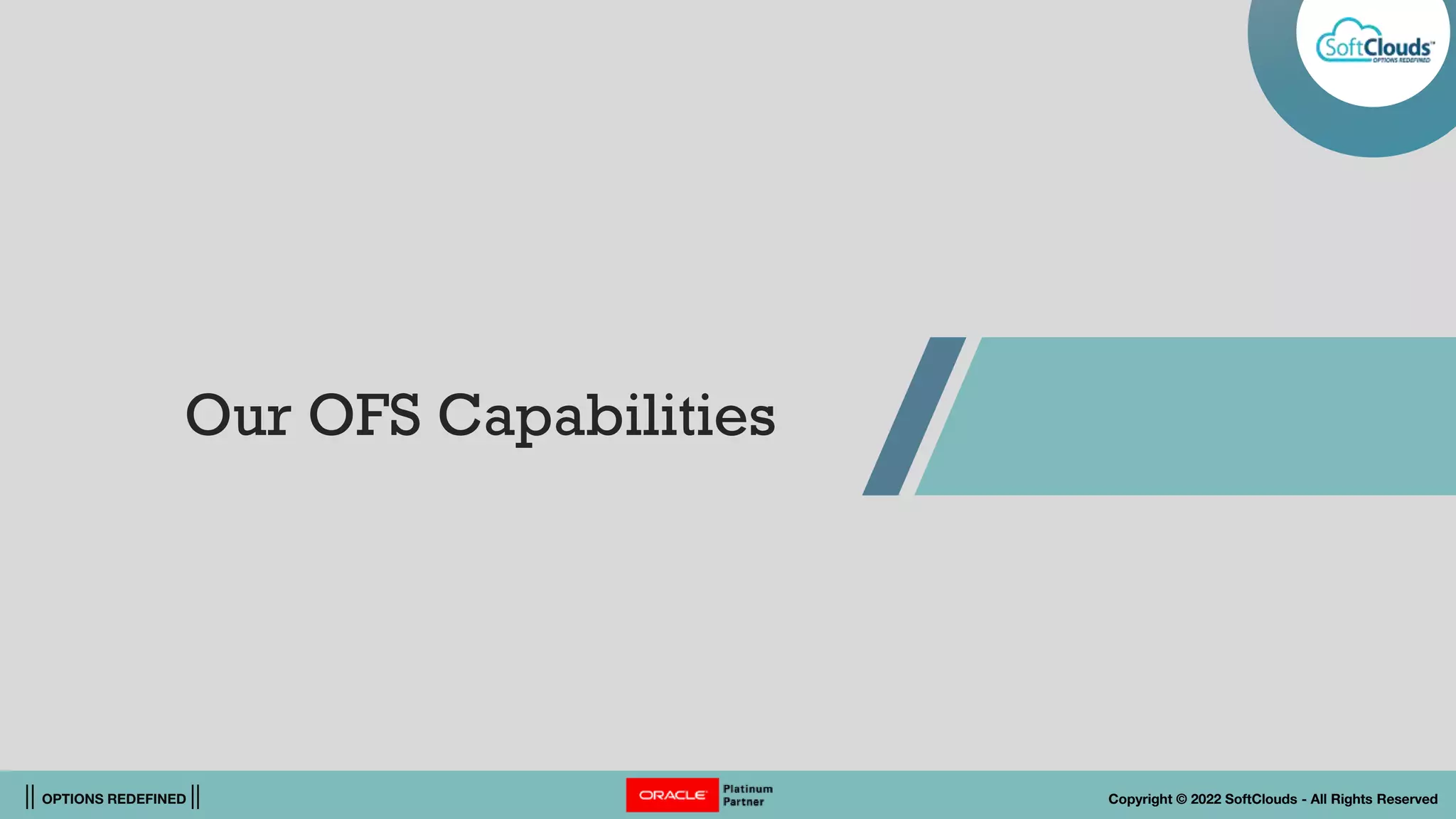 Oracle Field Service | SoftClouds | PPTX