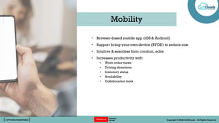 Oracle Field Service | SoftClouds | PPTX