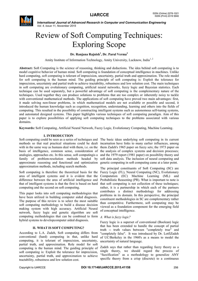 Soft computing | PDF