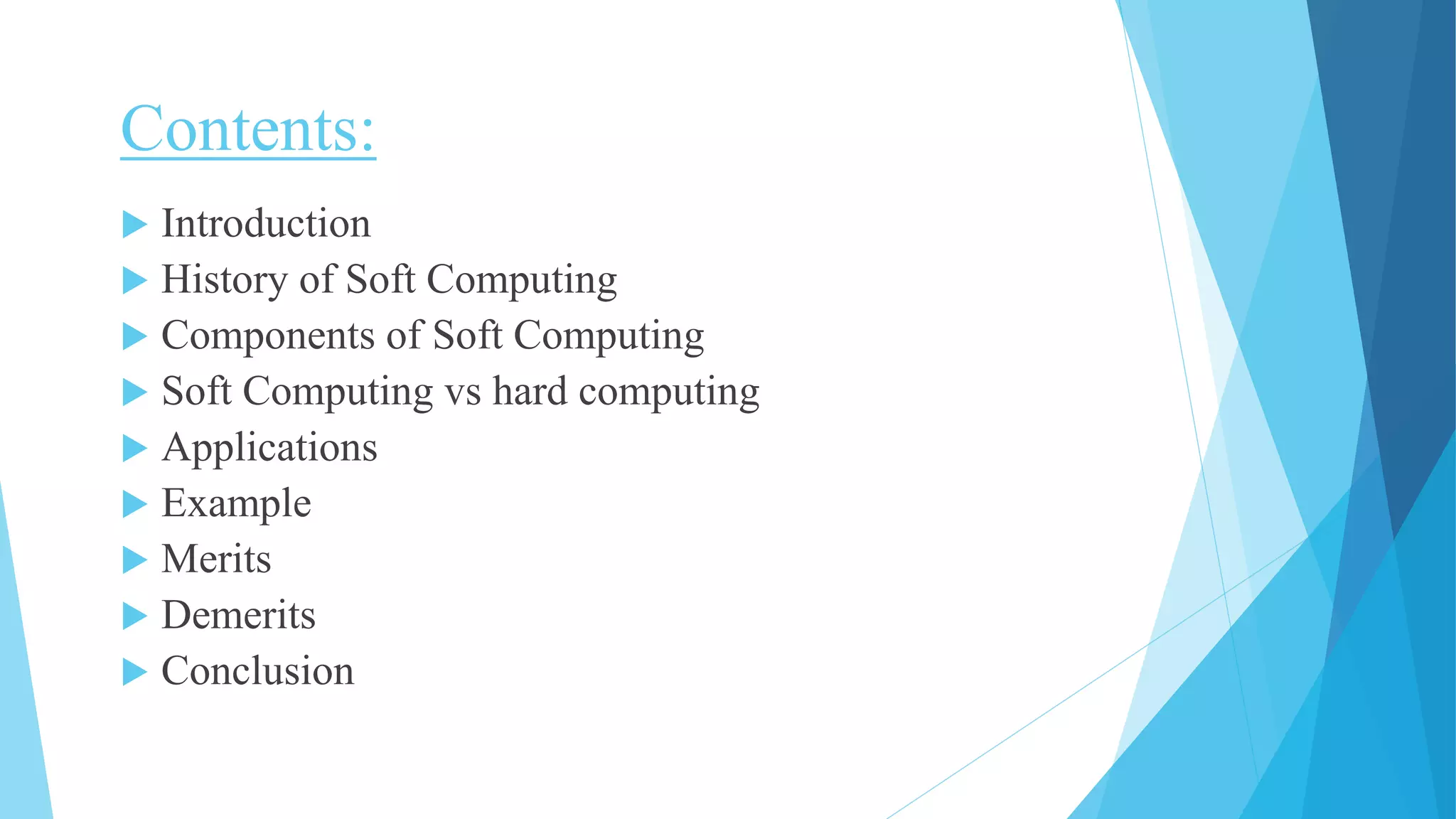 Introduction to Soft Computing | PPT