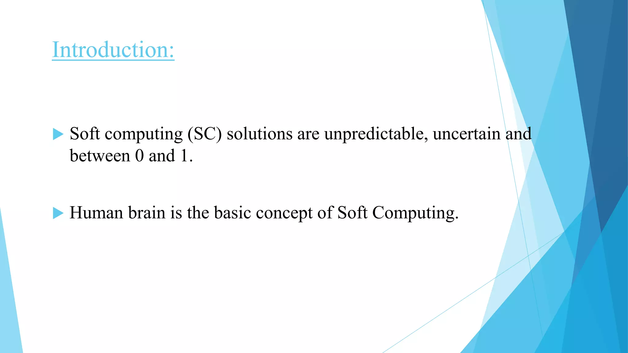 Introduction to Soft Computing | PPT