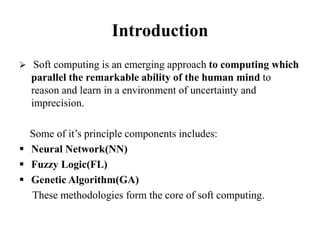 Soft computing | PPTX | Computing | Technology & Computing