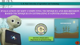 Soft computing techniques and regression techniques | PPT