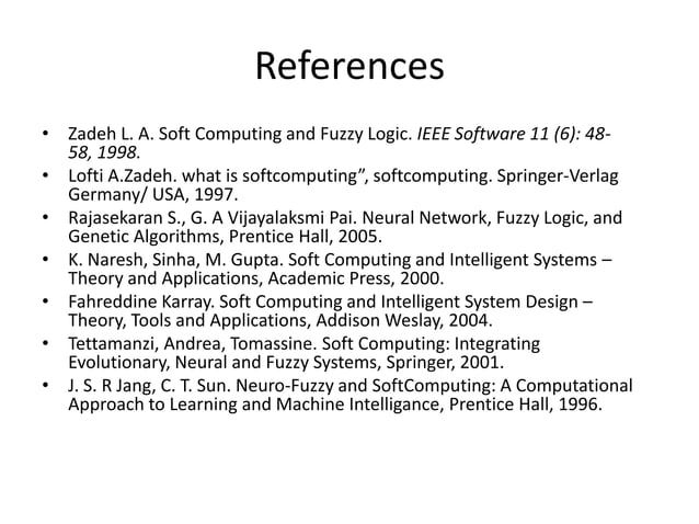 Soft computing01 | PPTX | Artificial Intelligence | Technology & Computing