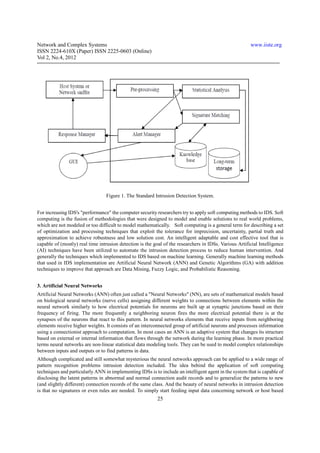 Soft computing and artificial intelligence techniques for intrusion | PDF