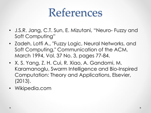 Soft computing approach to control system | PPTX