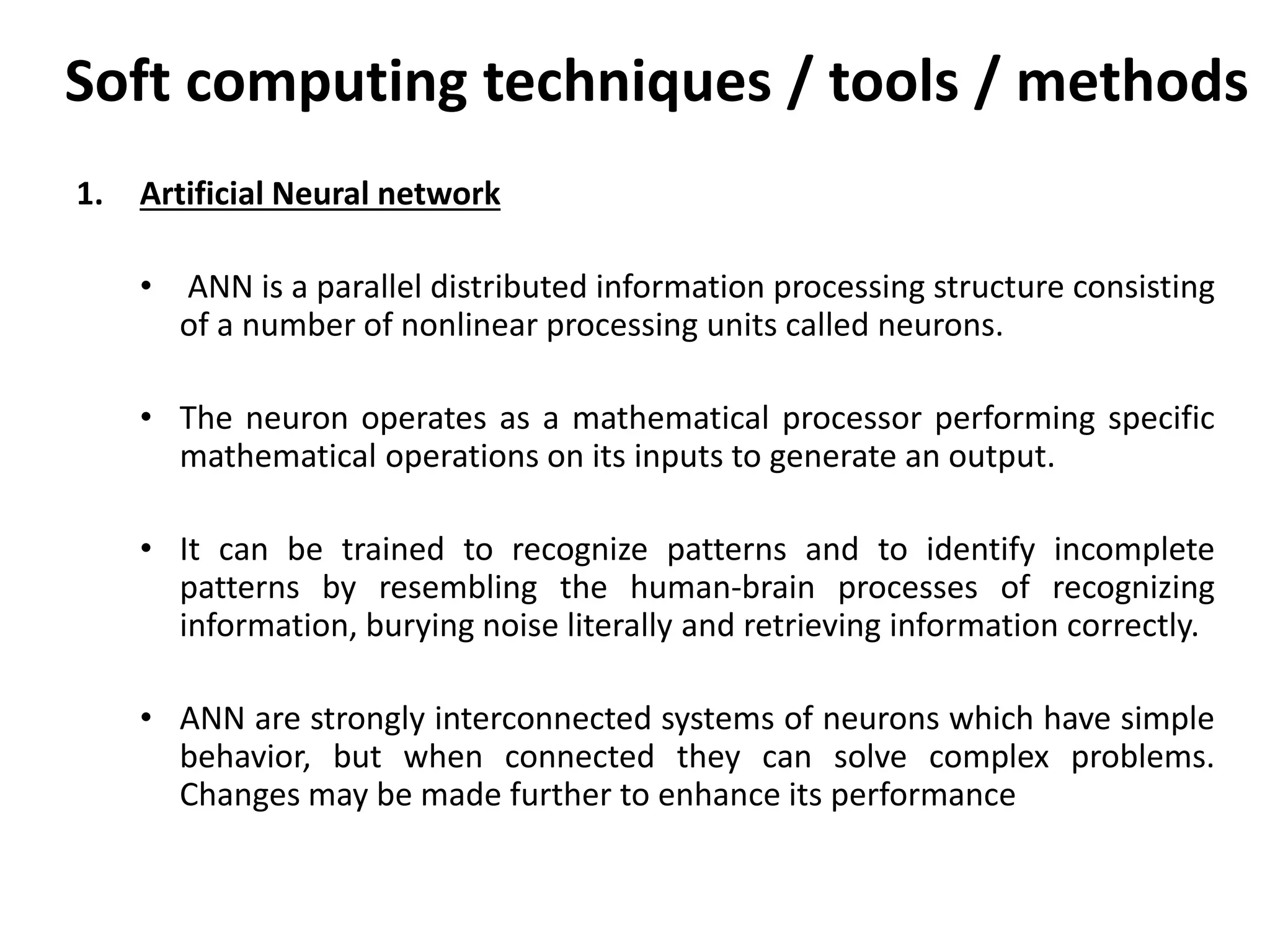 Softcomputingintroductionppt