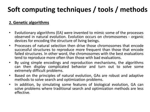 Softcomputingintroductionppt