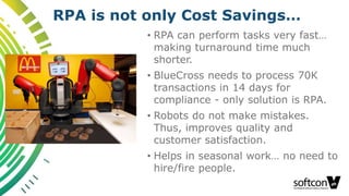 Softcon - Intelligent Automation: Helping the Future of Workforce | PPT