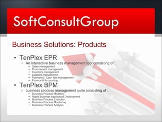 SoftConsultGroup - Software development company - profile | PPT