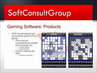 SoftConsultGroup - Software development company - profile | PPT