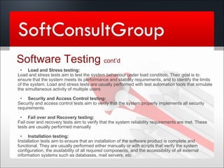 SoftConsultGroup - Software development company - profile | PPT