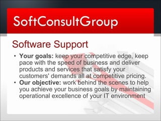 SoftConsultGroup - Software development company - profile | PPT