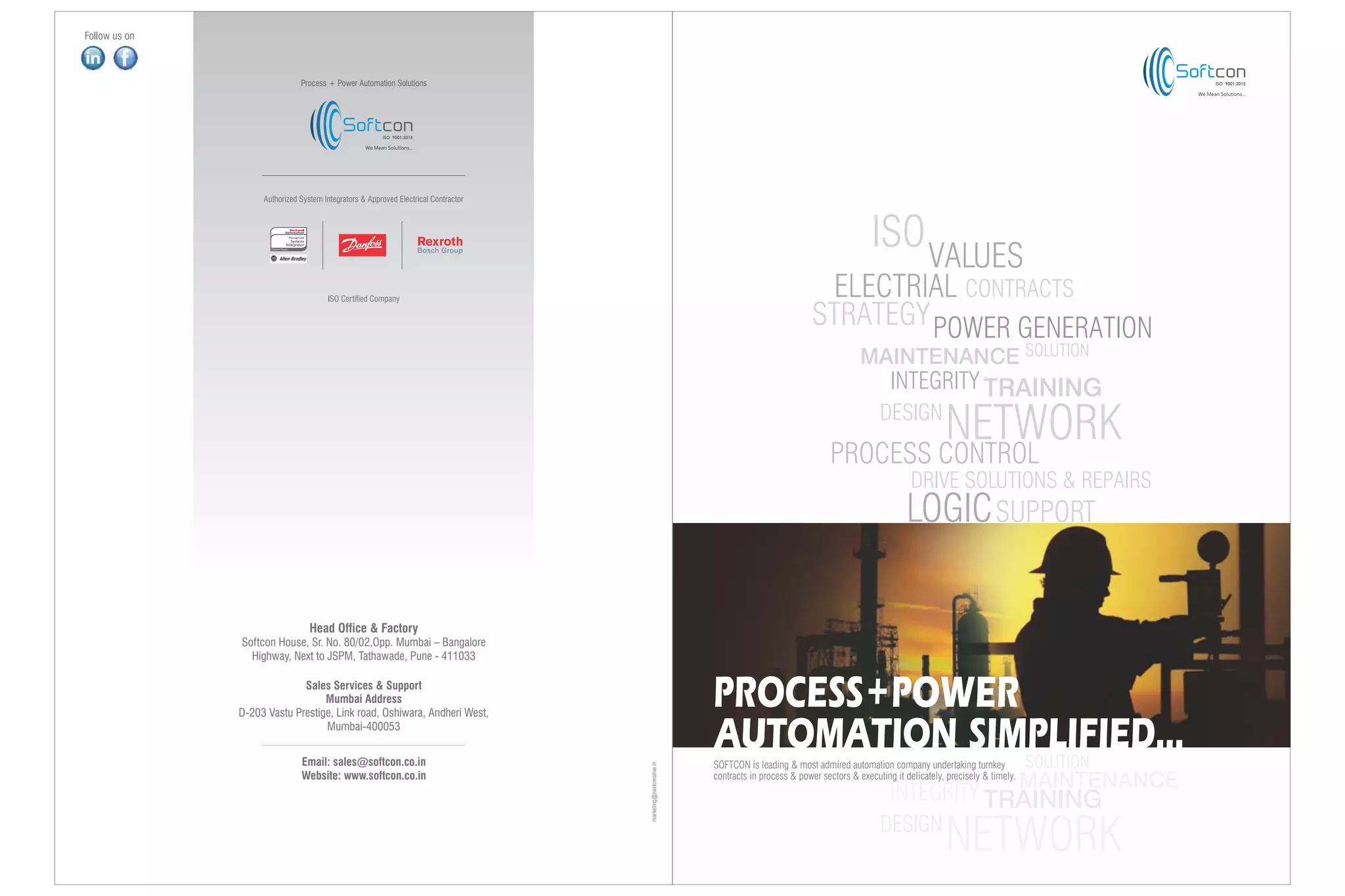 Softcon systems -an Industrial Automation Solutions Company | PPT