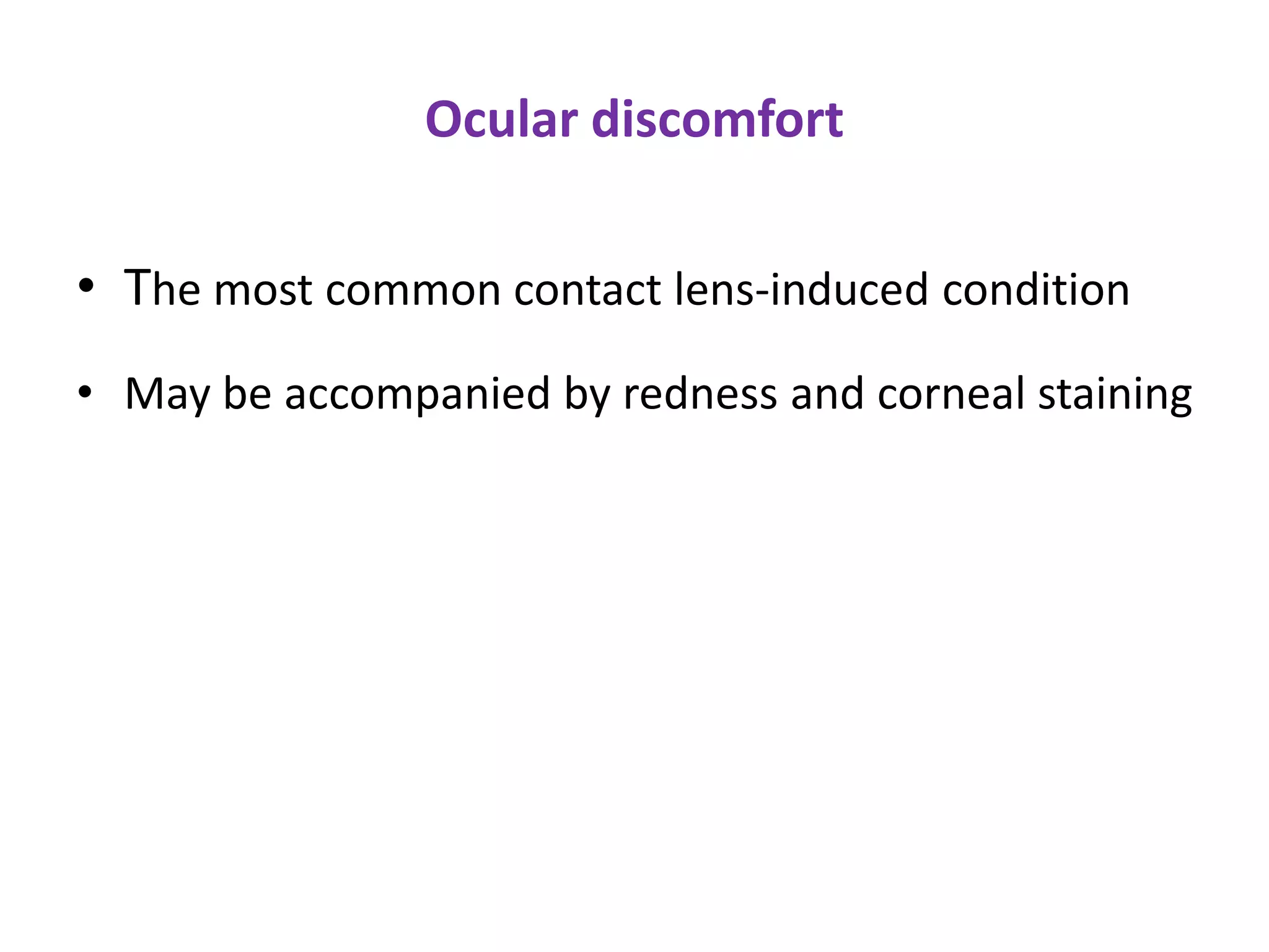 Soft contact lens complications | PPTX