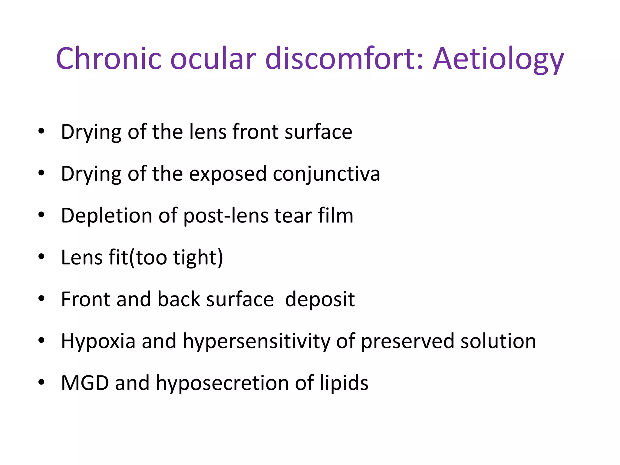 Soft contact lens complications | PPTX