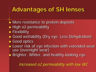 Soft Contact Lenses: Material, Fitting, and Evaluation | PDF