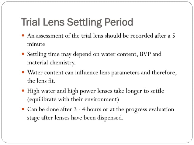 Soft Contact Lens Fitting.pdf | Eye and Vision Conditions | Diseases ...
