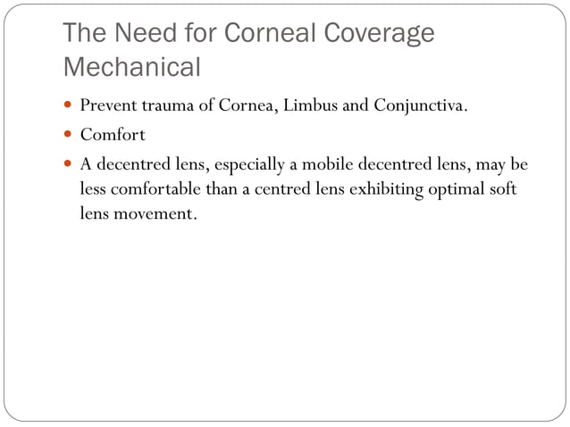 Soft Contact Lens Fitting.pdf | Eye and Vision Conditions | Diseases ...