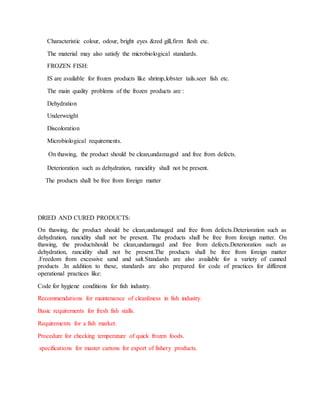 NATIONAL QUALITYSTANDARDS FOR FISH AND FISHERY PRODUCTS | DOCX