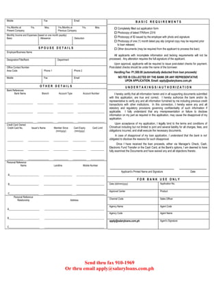 Softcopy Application Form | DOC