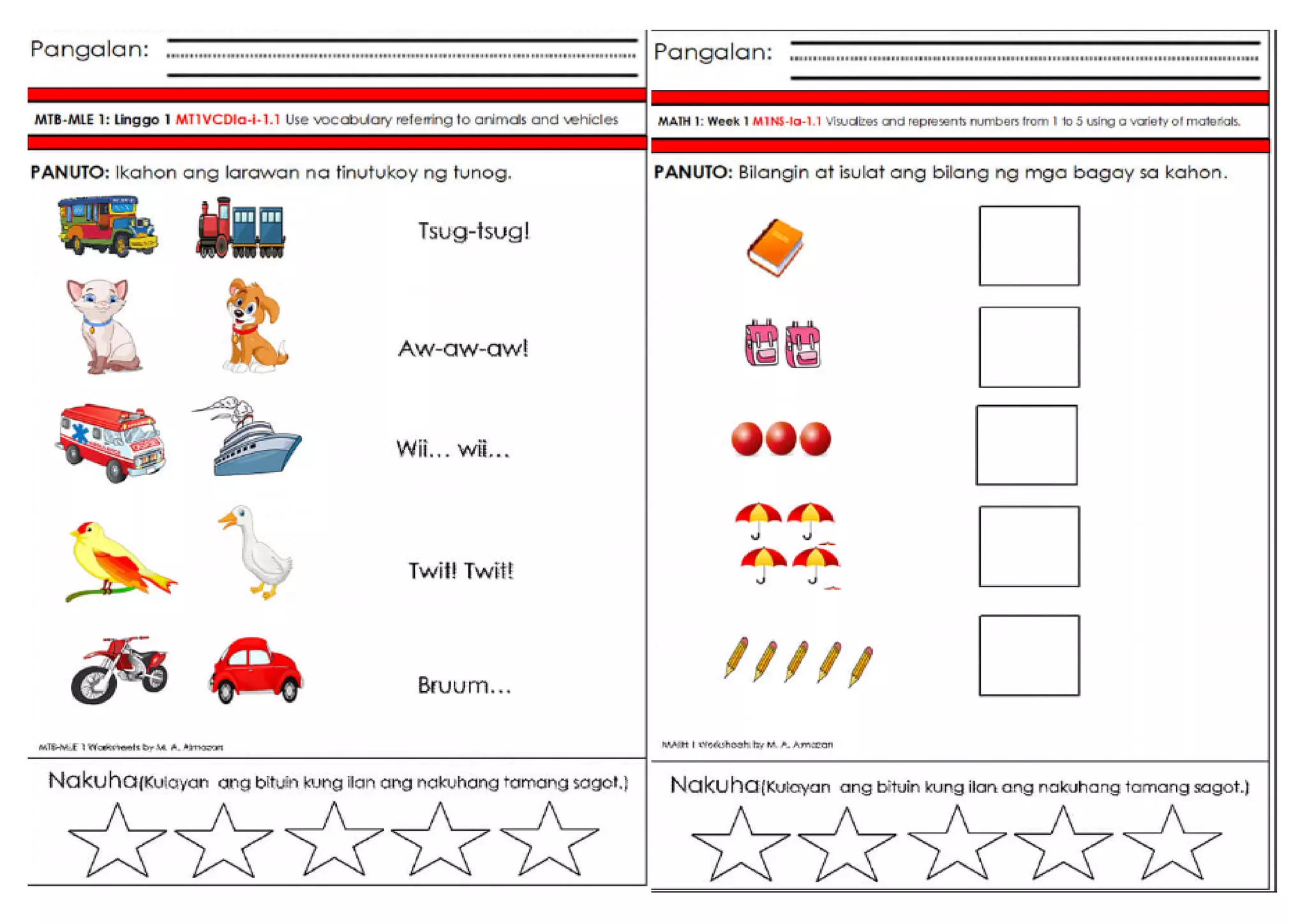Schooling materials for Kindergarten and grade elementary students from ...