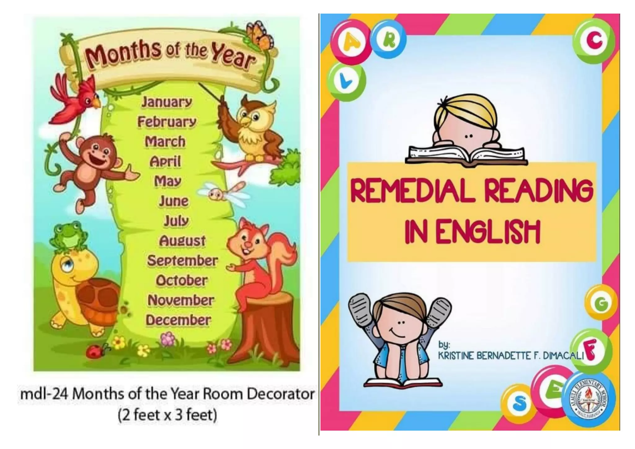Schooling materials for Kindergarten and grade elementary students from ...