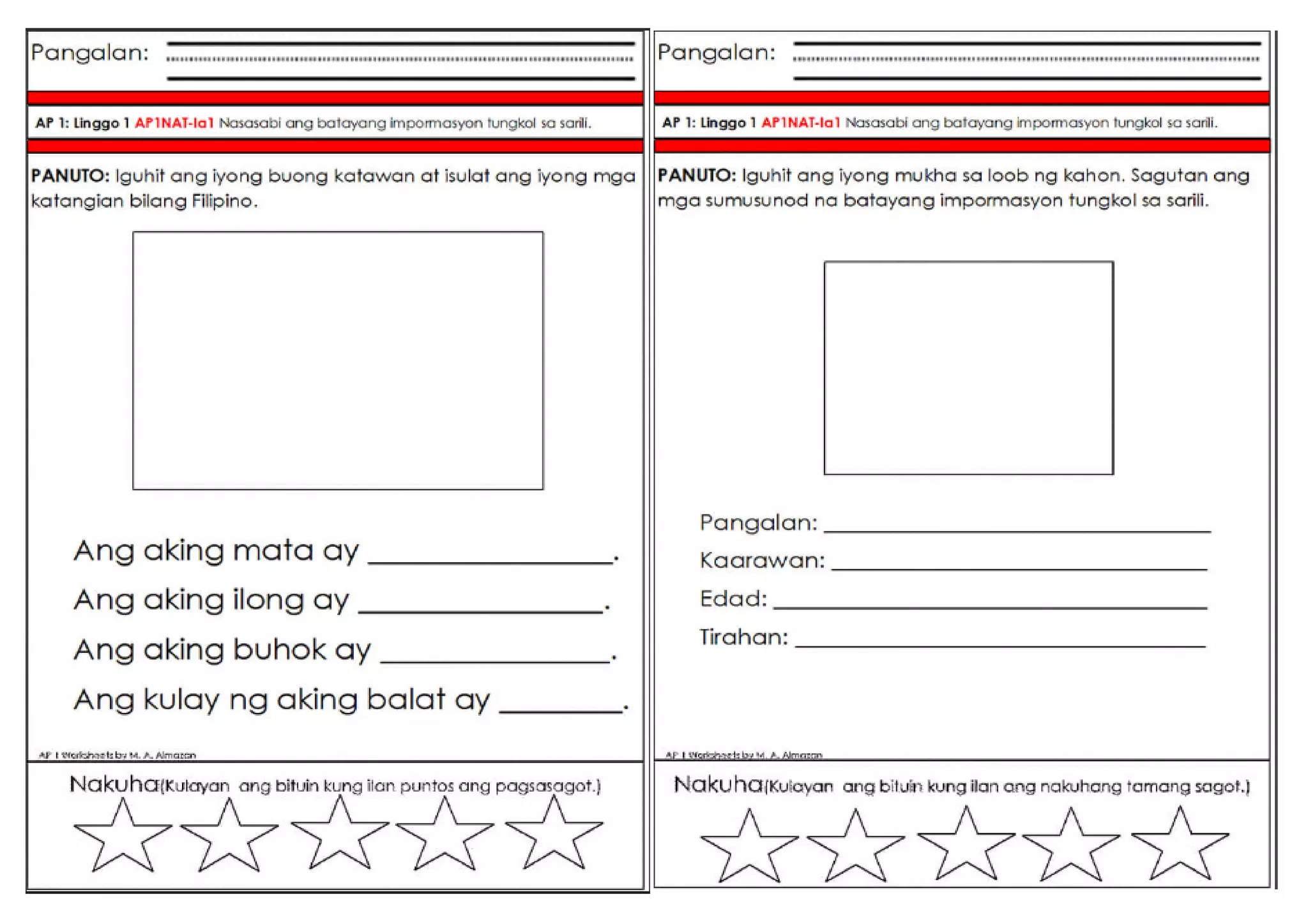 Schooling materials for Kindergarten and grade elementary students from ...
