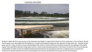 An industrial visit to water treatment plant | PPTX