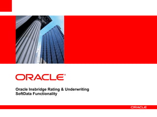 Oracle Insbridge SoftData | PPT