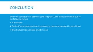 Soft drink manufacturing and marketing strategies | PPTX