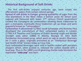 Soft drink ppt | PPSX