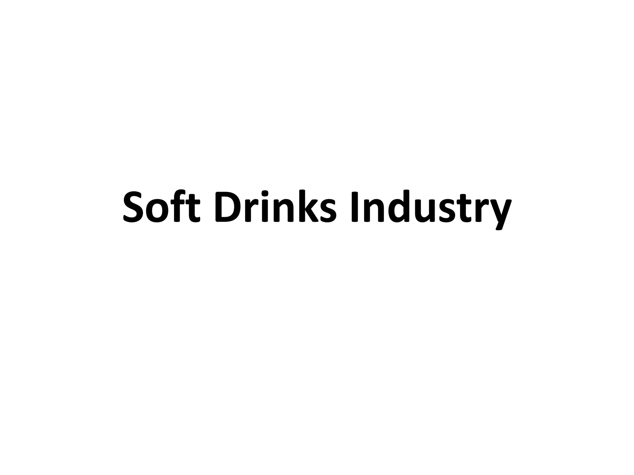 Soft drinks | PPTX