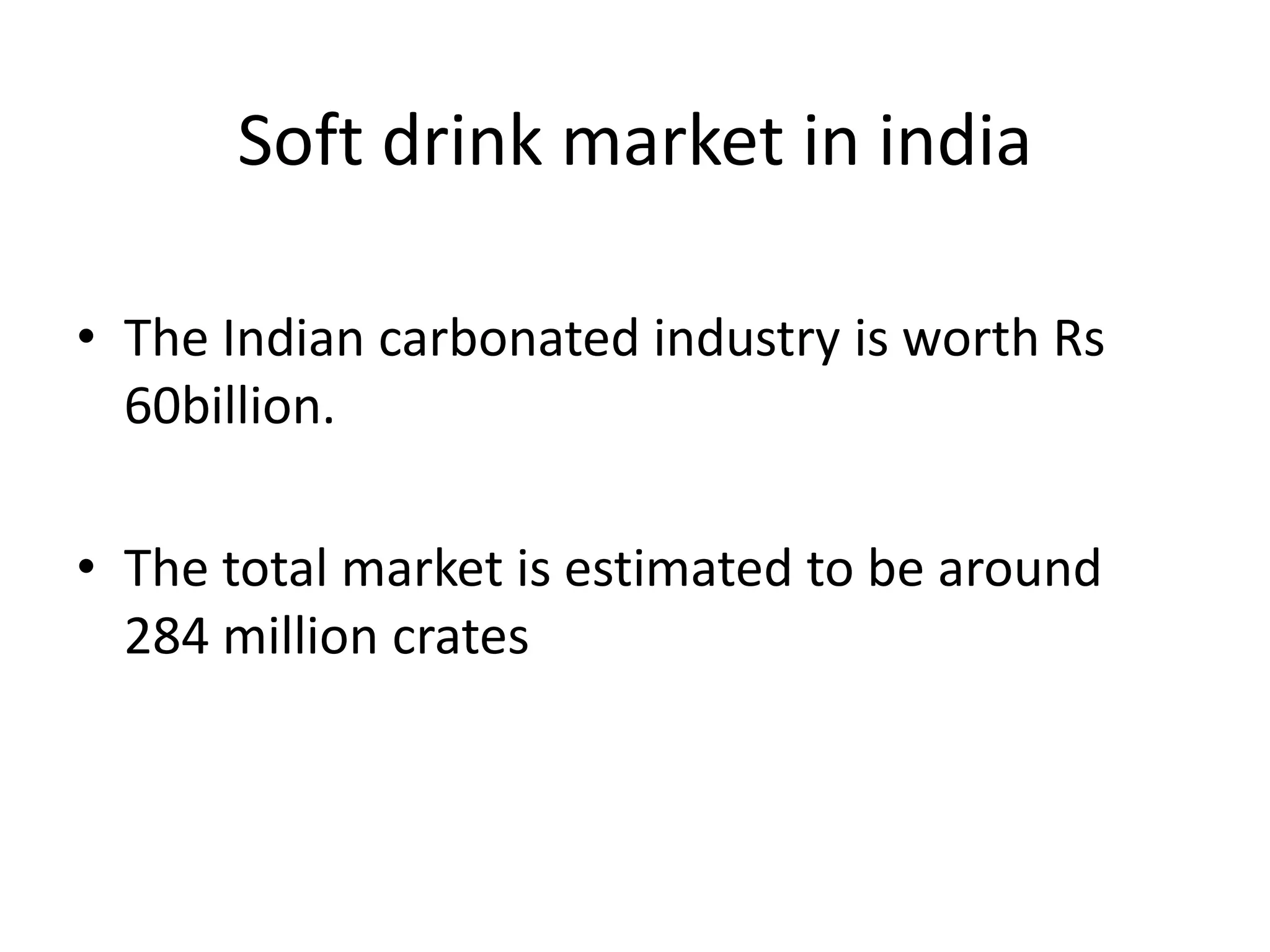 Soft drinks | PPTX