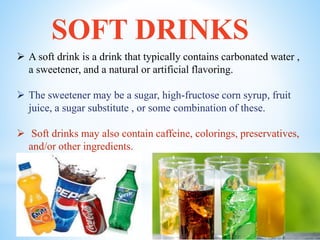 Soft drinks | PPT
