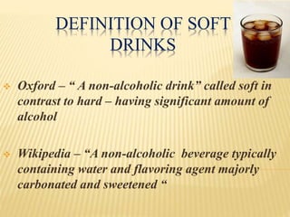 Soft drinks | PPT