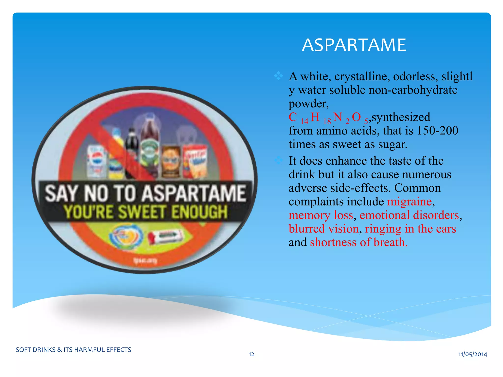 Soft drinks and its harmful effects | PPTX