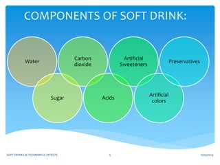 Soft drinks and its harmful effects | PPT