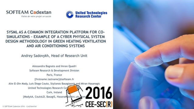 SysML as a Common Integration Platform for Co-Simulations – Example of ...