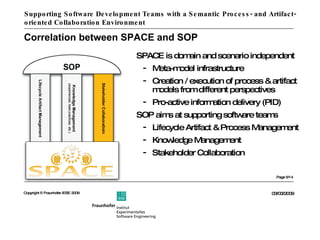 Supporting Software Development Teams with a Semantic Process- and Artifact-oriented ...