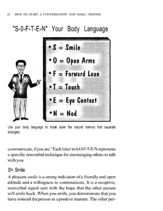 Soften body language | DOC