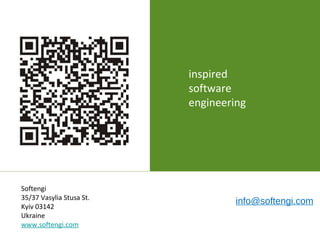 Softengi Software Development Company Profile | PPT