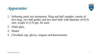 Softening point test | PDF
