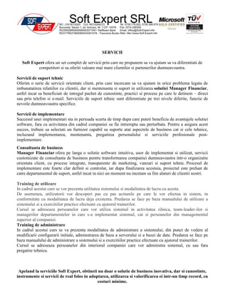 Soft Expert - prezentare firma | PDF