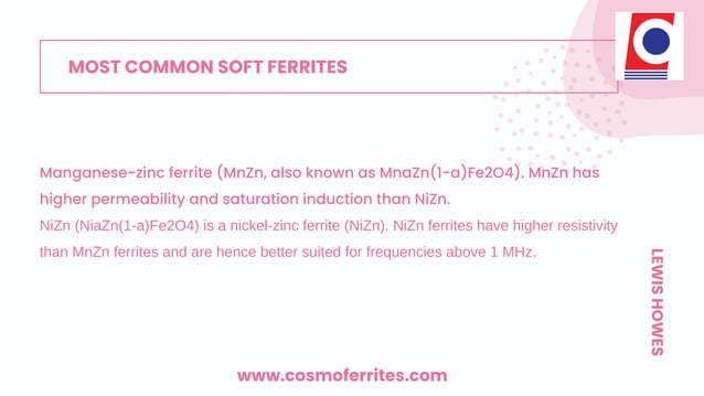 Soft Ferrites: Properties and applications | PPT